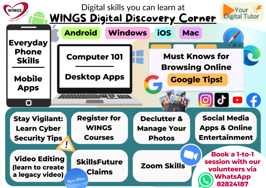Digital Discovery Corner – Free Booking – WINGS